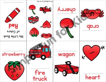 I Know My Colors! Mini Folding Book Bundle Printable - Simple Fun for ...