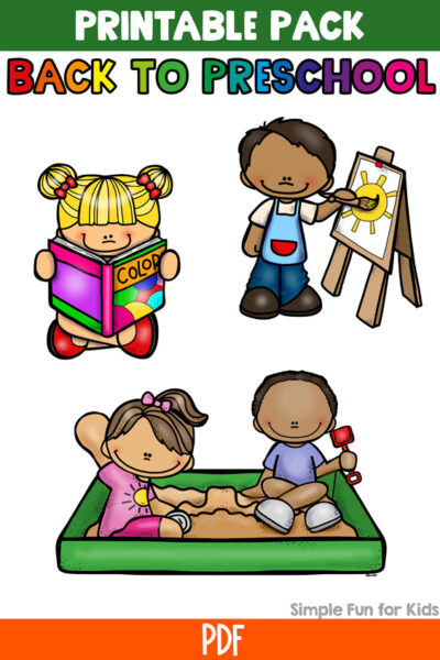 Back to Preschool Printable Pack - Simple Fun for Kids Shop