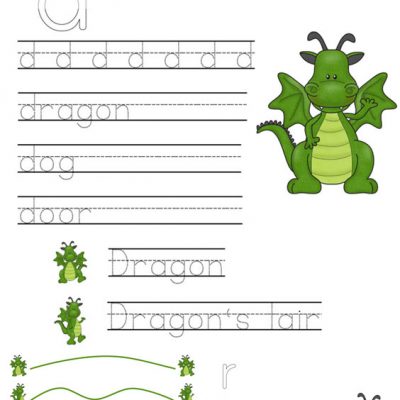 Dragon Handwriting Practice Pack - Simple Fun for Kids Shop