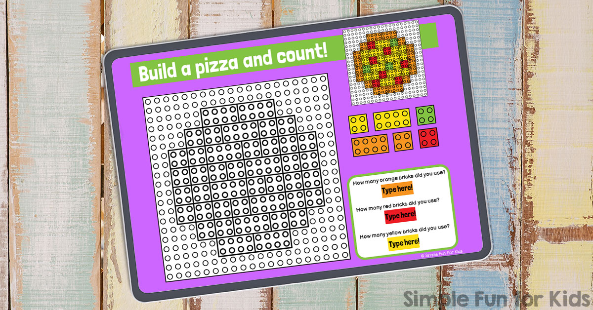 Digital LEGO Foods Build and Count Challenge - Simple Fun for Kids Shop