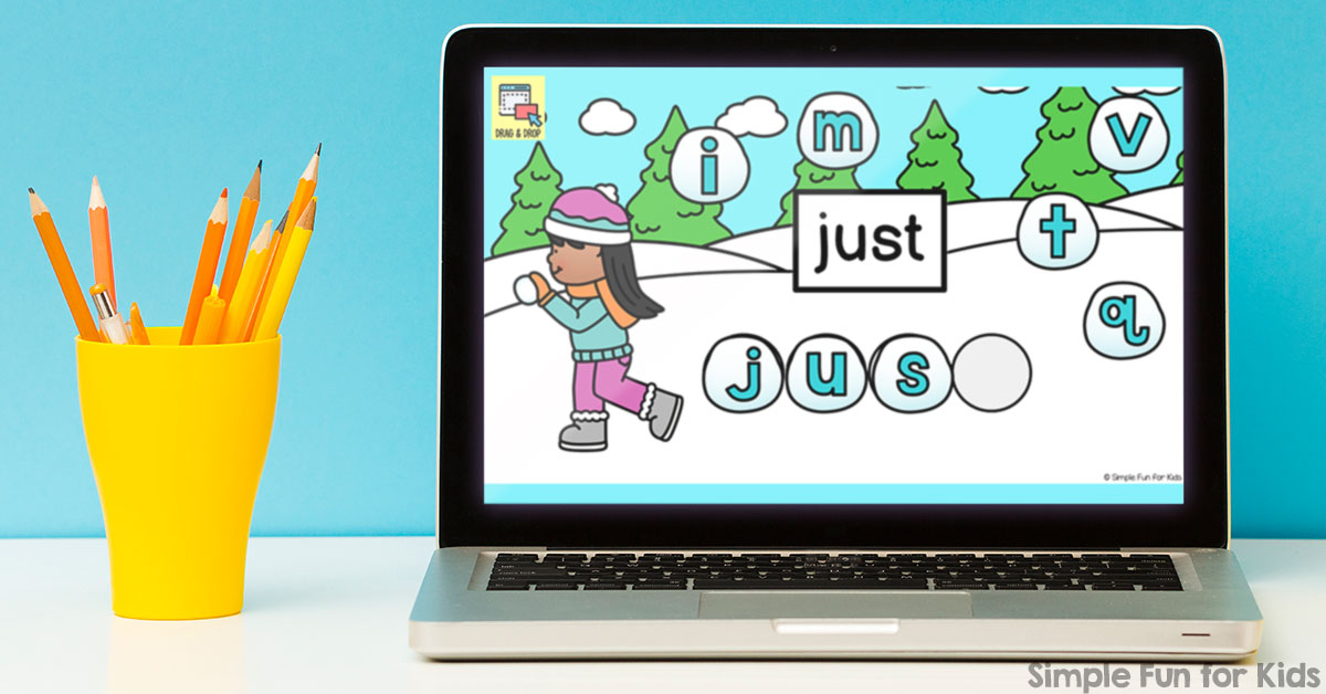 EDITABLE Digital Build a Snowball First Grade Sight Word Drag&Drop ...