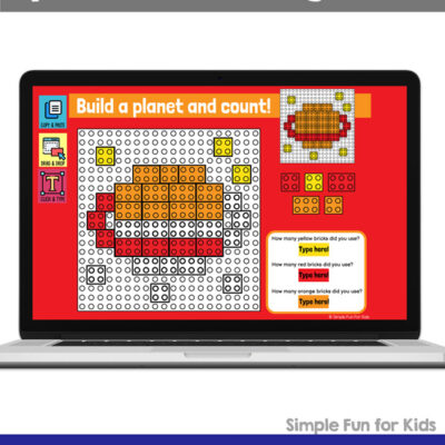 Digital LEGO Space Build and Count Challenge - Simple Fun for Kids Shop