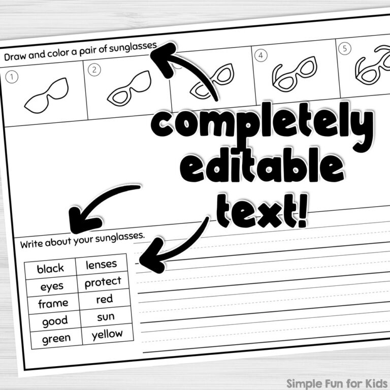 Summer Directed Drawings: Differentiated Draw and Write Worksheets ...